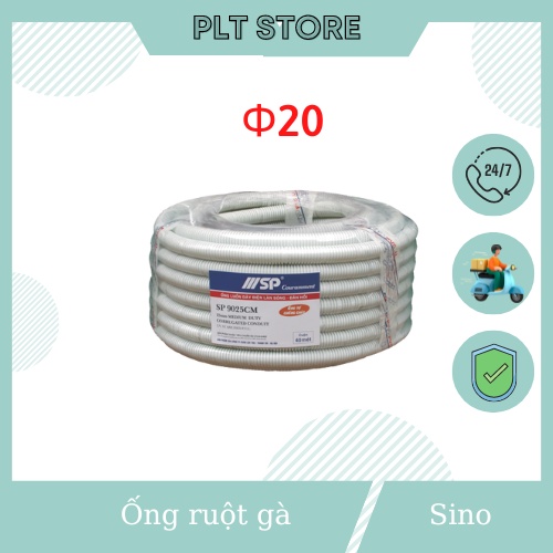 Ống ruột gà , Ống đàn hồi luồn dây điện tự chống cháy D20 Sino SP9020CM ...