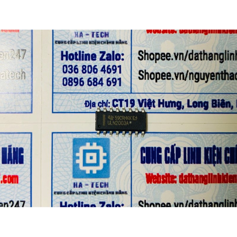 Túi 10 Chiếc IC đệm dòng ULN2003 sop-16 Chính hãng STMicroelectronics | Shopee Việt Nam