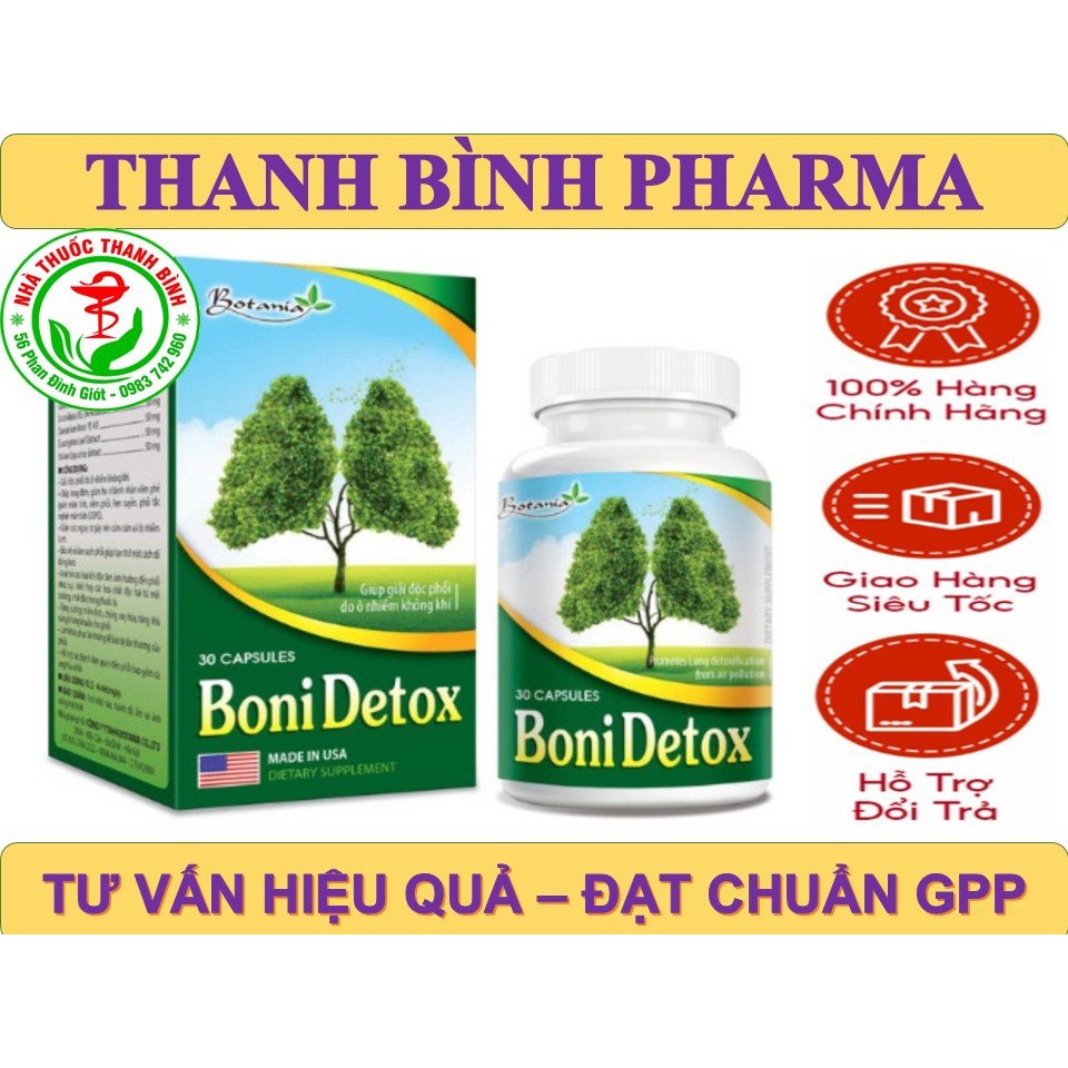 BONI DETOX - NHẬP KHẨU MỸ - GIÚP GIẢI ĐỘC PHỔI DO Ô NHIỄM - GIÚP GIẢM ...
