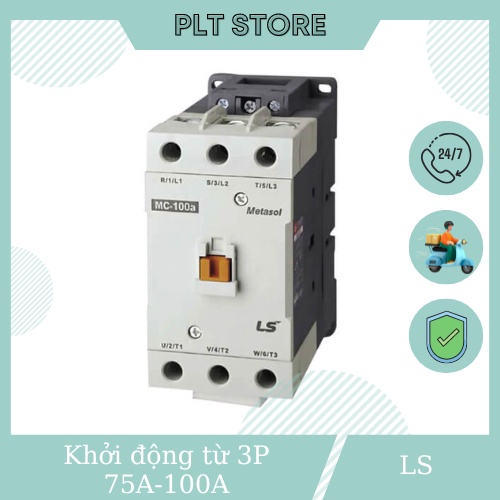 Contactor 3 polles , Khởi động từ 3 pha LS MC-75a , MC-85a , MC-100a ...