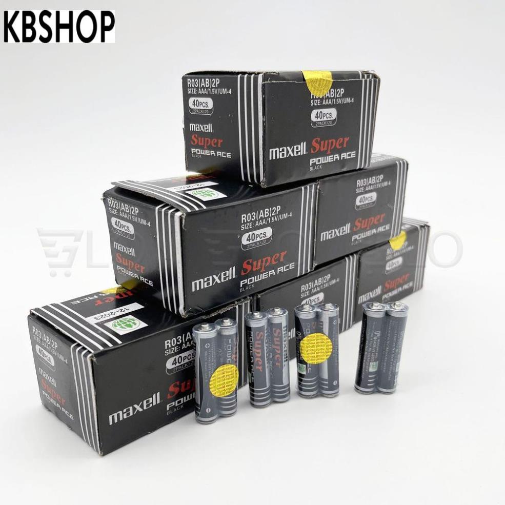[HCM] 1 Cặp Pin CARBON Tiểu AAA/AA Maxell Mã R03(AB) Và R6P(AR) Chính ...