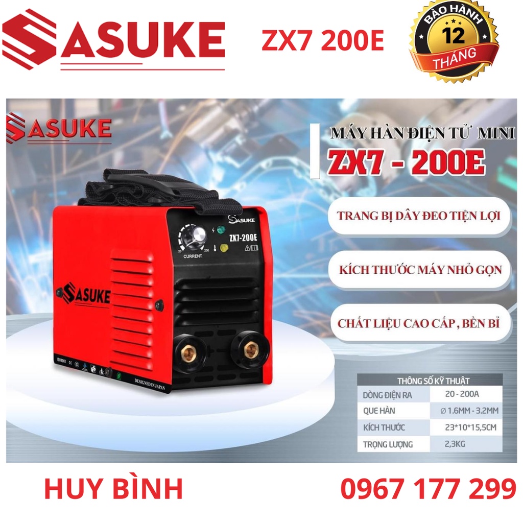 MÁY HÀN QUE MINI SASUKE ZX7 200E SASKUE | Shopee Việt Nam