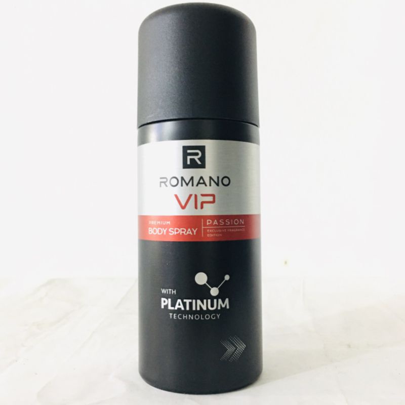 Xịt khử mùi Romano Vip Passion chai 150ml | Shopee Việt Nam