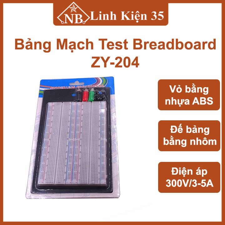 Bo test mạch, bảng mạch test Breadboard ZY-204 | Shopee Việt Nam