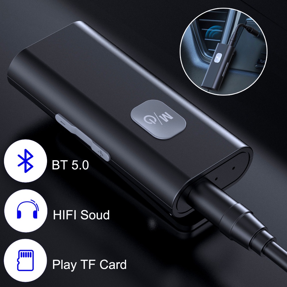Bluetooth Receiver 5.0 Wireless Audio Receptor Portable Adapter 3.5mm ...