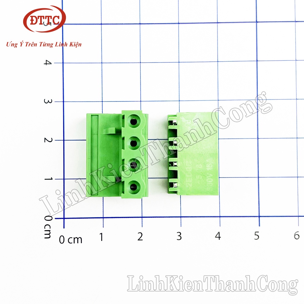 Cầu Đấu Terminal 2EDG5.08 5.08mm Xanh Cong 2P, 3P, 4P, 5P, 6P, 7P, 8P, 9P,10P (Đực + Cái ...
