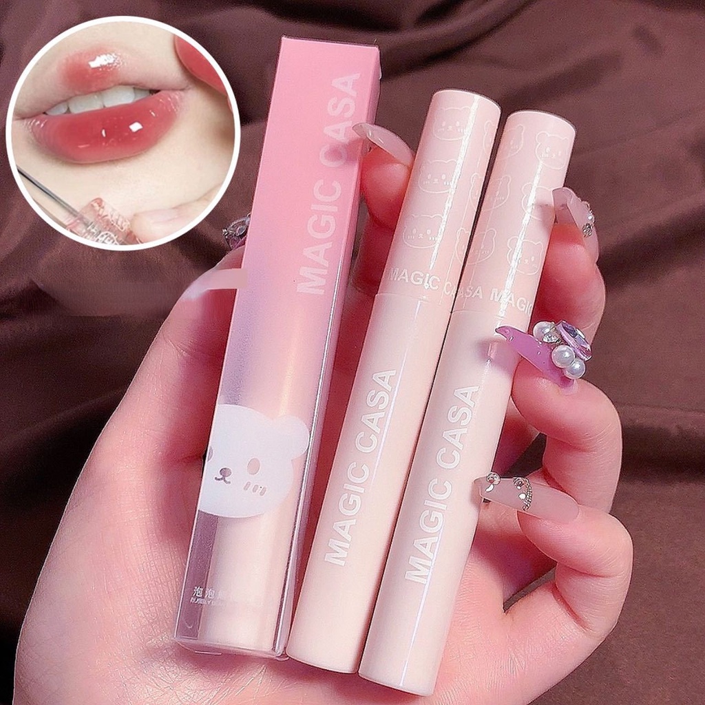 Set 6 Son Bóng Kính Nước Dưỡng Ẩm MAGIC CASA | Shopee Việt Nam