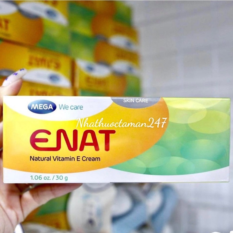 [CHÍNH HÃNG] ENAT Natural Vitamin E Cream (Tuýp/30g) - Kem Dưỡng Ẩm, Mờ ...