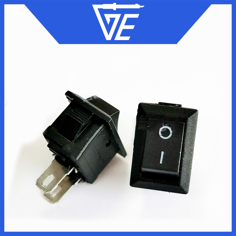 Công tắc rocker 117S / công tắc thuyền / chân đồng / 2 chân 250VAC/3A ...