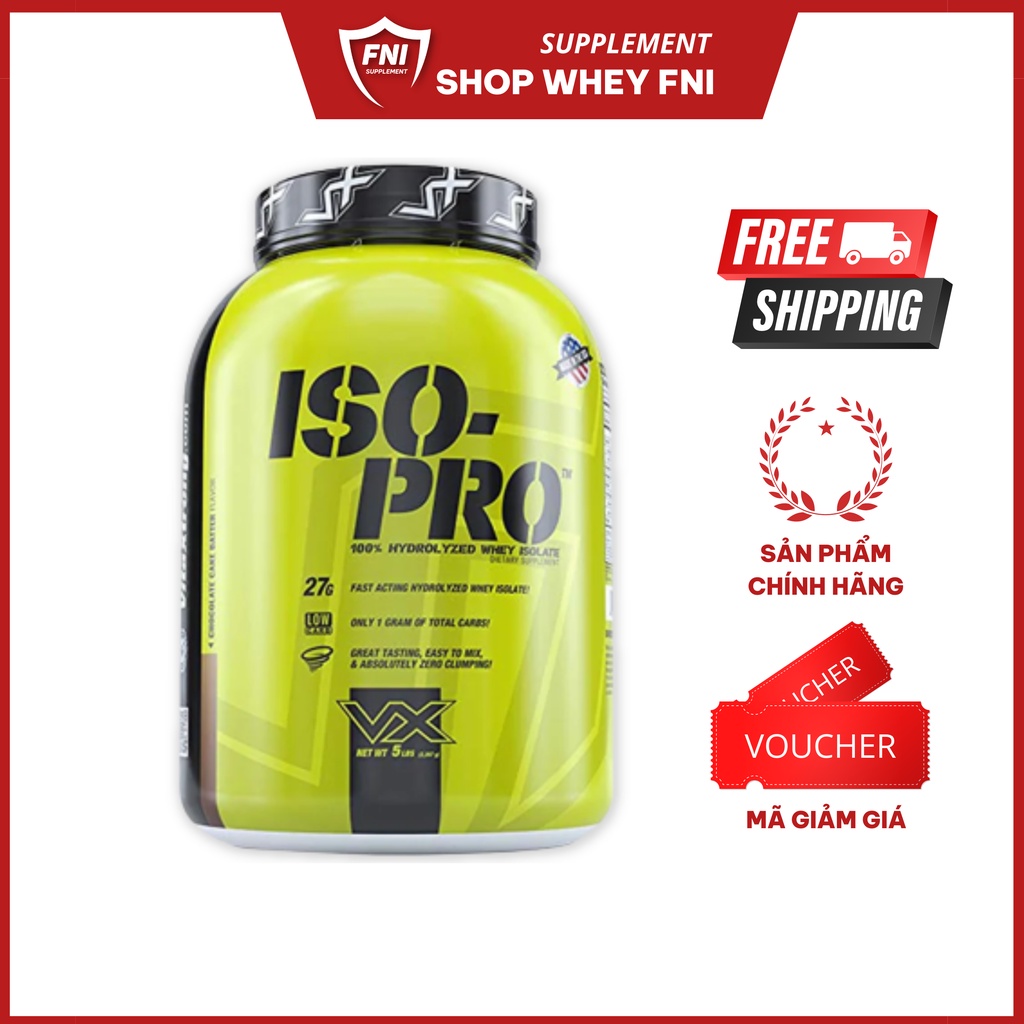 Iso Pro Whey Protein Isolate & Hydrolyzed Tăng Cơ Giảm Mỡ | Shopee Việt Nam