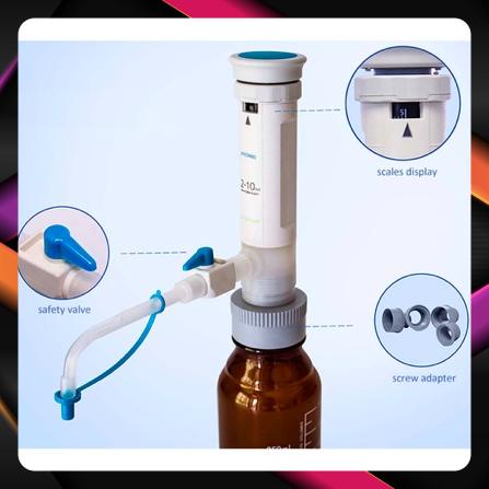 Bơm định lượng gắn cổ chai (Bottle top dispenser) Hãng Fcobio ...