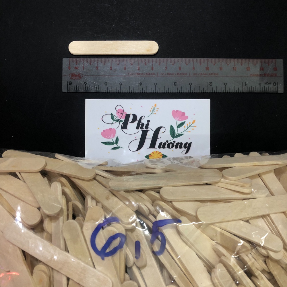 Que kem, que đè lưỡi, que gỗ làm mô hình handmade | Shopee Việt Nam