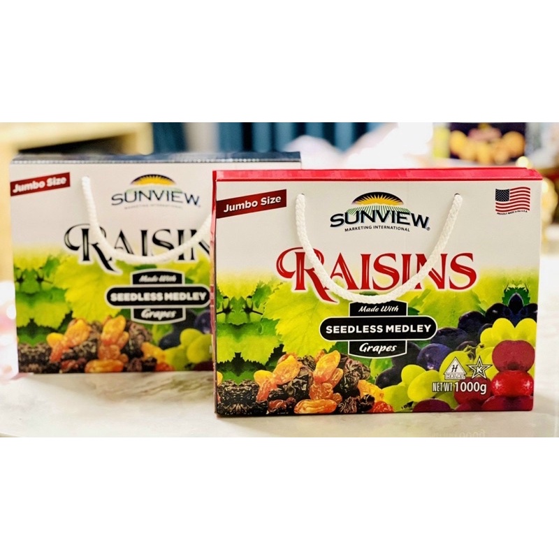 Nho Khô Mỹ Red seedless Sunview Raisins 425g | Shopee Việt Nam