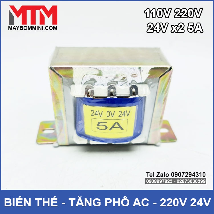 Biến thế 220V ra 24V AC 5A – kép | Shopee Việt Nam