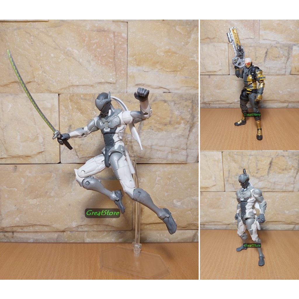 [ Sẵn ] Mô hình Soldier : 76 và Genji Overwatch action figure khớp cử động được | Shopee Việt Nam
