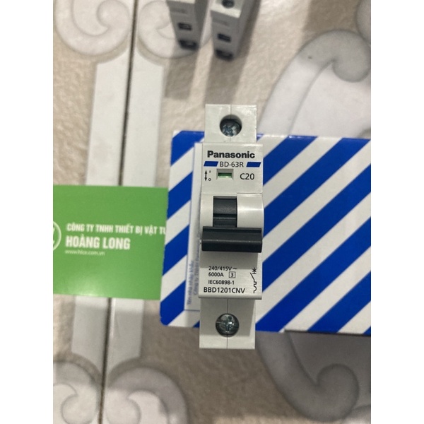 Panasonic - Cầu dao Aptomat MCB CB 1 Tép 1P 1 Pha 6A 10A 16A 20A 25A 32A 40A cam kết chính hãng ...