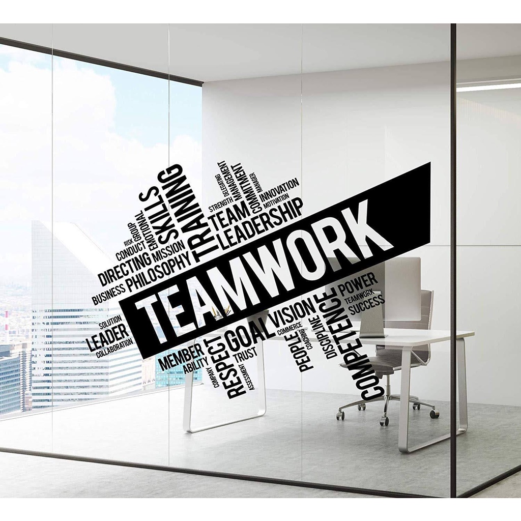 Decal Dán Tường Tiếng Anh "TEAMWORK" mẫu 4 - Decal Trang Trí Văn Phòng ...