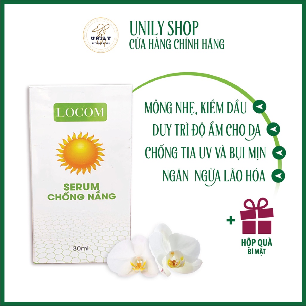Serum chống nắng Locom công nghệ Nhật Bản, Giúp dưỡng da và ngăn ngừa ...