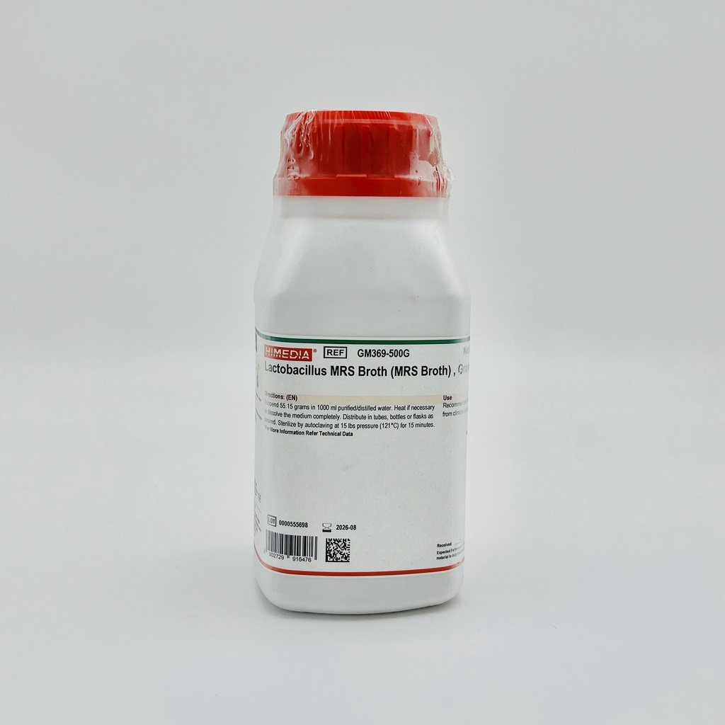 Môi trường Lactobacillus MRS Broth/Agar [Bảo quản lạnh]; [Giao hỏa tốc ...