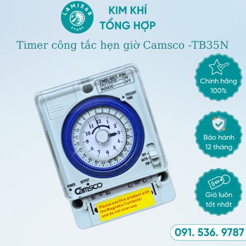 Timer 24h Camsco TB35-N đa năng ⚡ GIÁ SỐC ⚡ Bộ hẹn giờ 24h ( kèm pin ...