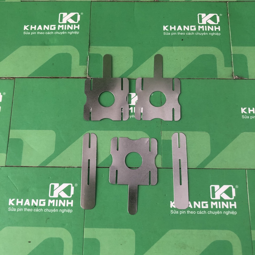 Kẽm hàn cell bộ 4S - 2P ghé khối pin 8 cell 18650 pin máy khoan, xe ...