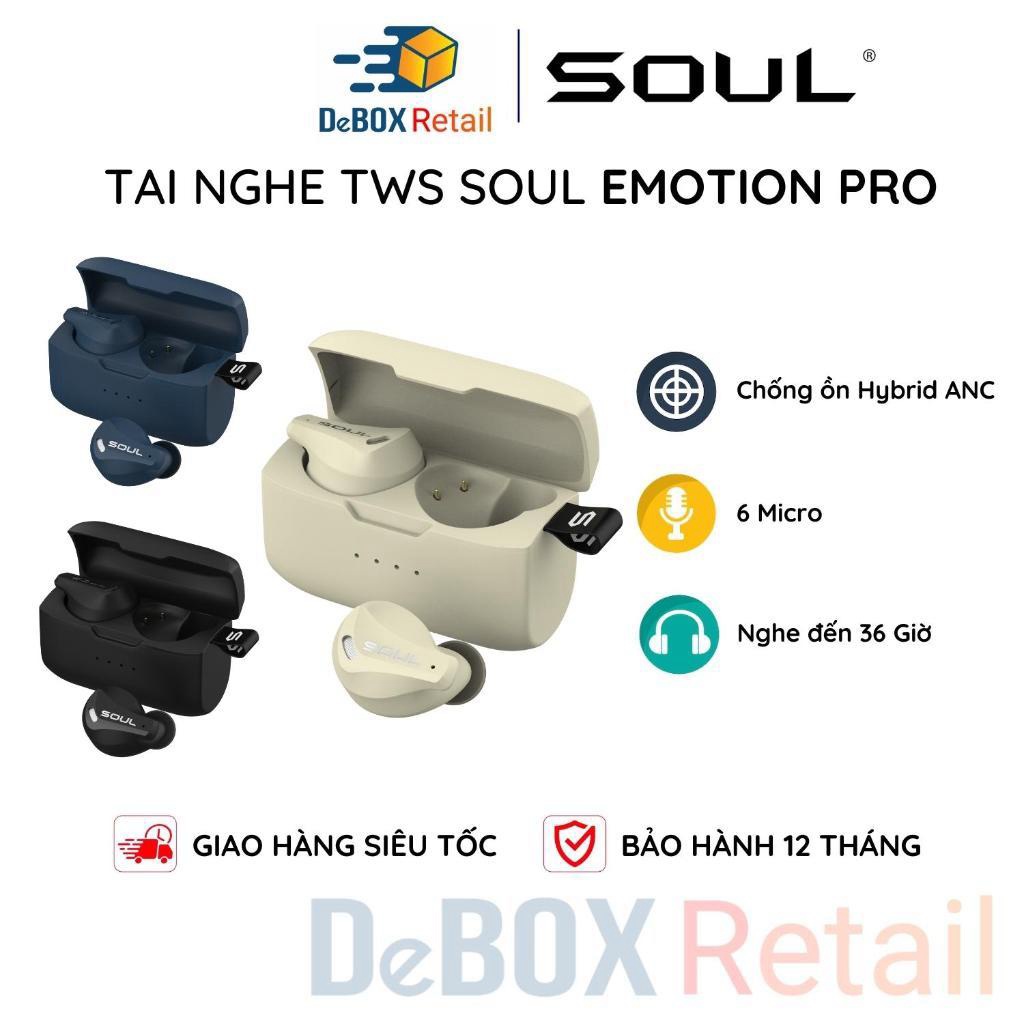 Tai Nghe Không Dây TWS SOUL Emotion Pro, Công Nghệ Chống Ồn Hybrid ANC ...