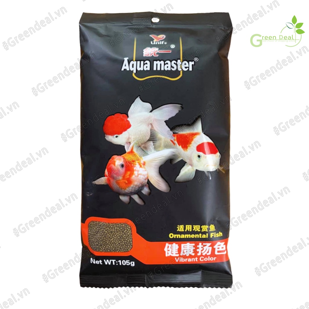 AQUA MASTER - Ornamental Fish Food (Gói 105 gram) | Thức ăn cám hỗ trợ ...