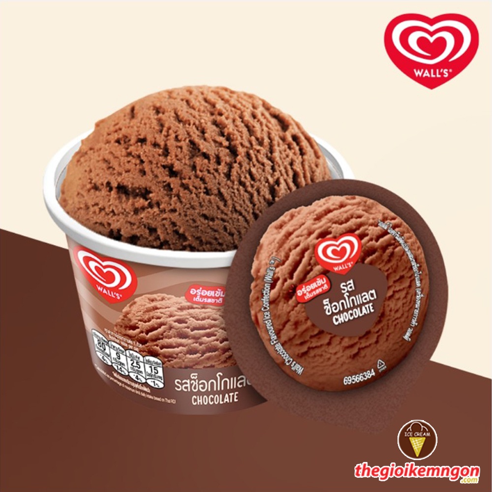 Kem ly socola Wall's Chocolate Cup 90ML | Shopee Việt Nam