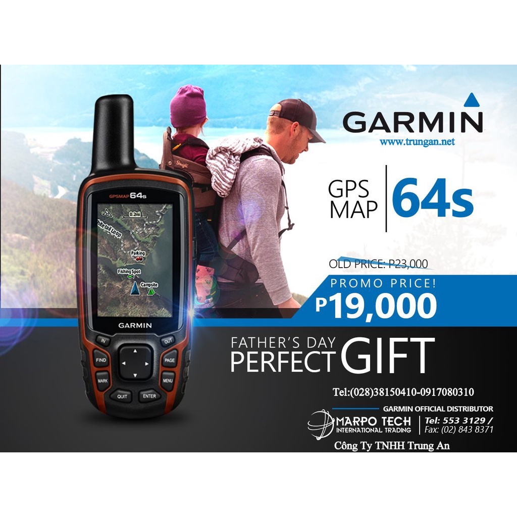 Máy định vị câm tay GPS Garmin Map 64s | Shopee Việt Nam