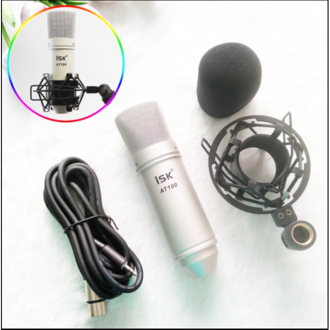 MIC THU ÂM ISK-100 FULL BOX AT100 (Hàng Công Ty) | Shopee Việt Nam