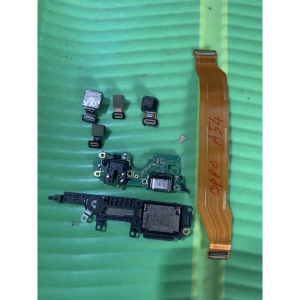 Oppo A54 /cam trước / cam sau / loa ngoài/ main sạc / cáp nối main /pin ...