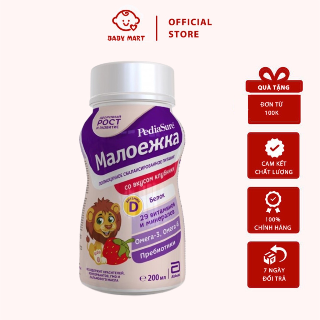 Sữa Pediasure Nước Của Nga 200ml | Shopee Việt Nam