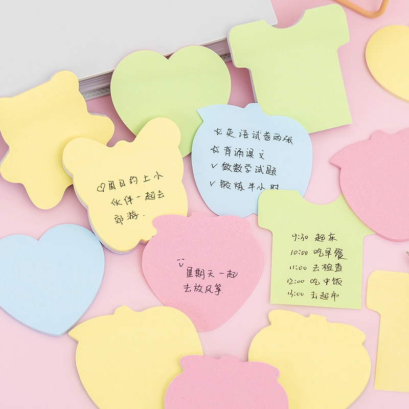 Giấy note 100 tờ sẵn keo dính cực tiện dụng, nhiều mẫu đáng yêu lựa ...