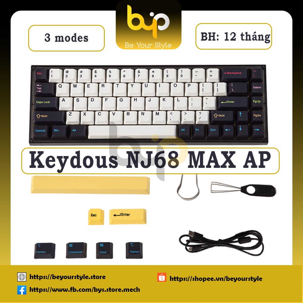NJ68 Kit - Bàn phím cơ - Phiên bản NJ68 Max | Shopee Việt Nam