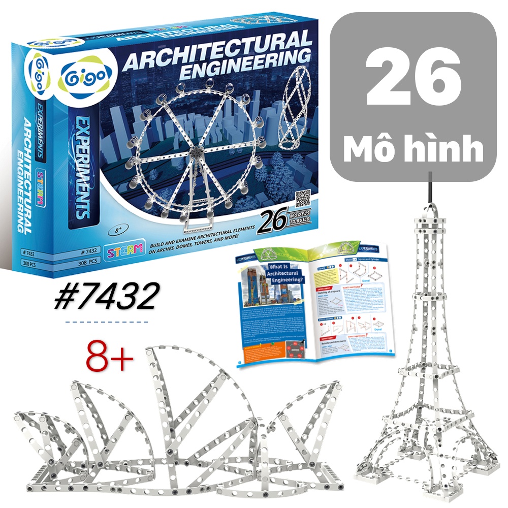 [Cao cấp] Đồ chơi lắp ráp Kiến Trúc Sư Thế Giới - Architechtural Engineering, Đồ chơi STEM toy ...