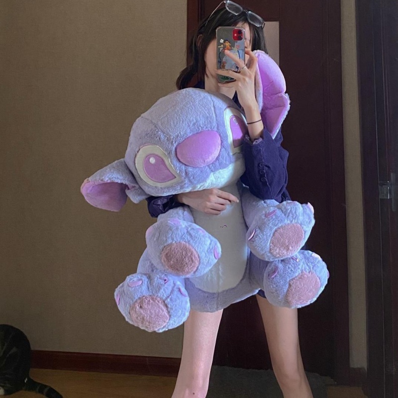 Gấu Bông STITCH Tím - STITCH CAO CẤP ( kích thước 65-100cm) Chất Liệu ...