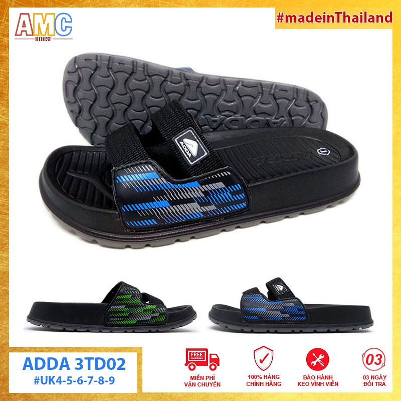 Dép Thái Lan ADDA hai quai ngang nam 3TD02 | Shopee Việt Nam