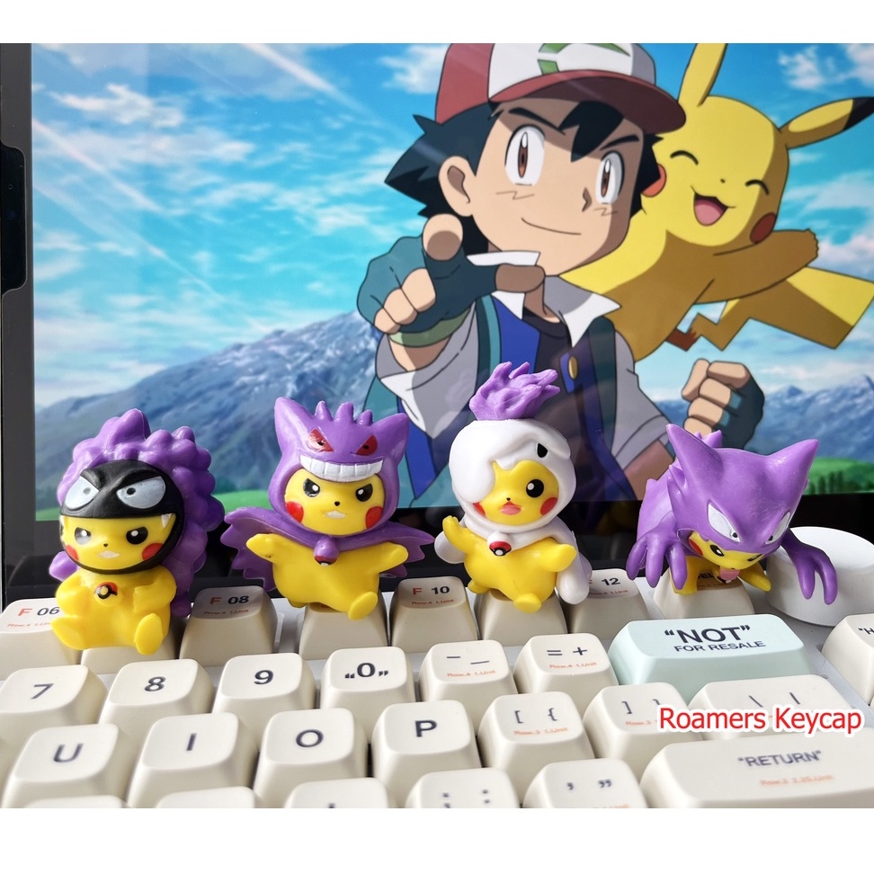 Keycap Pikachu Độc Quyền Phiên Bản Hiếm Siêu Đẹp Nút Keycaps | Shopee ...