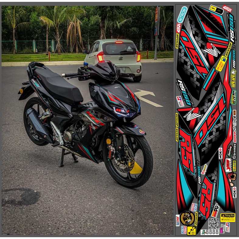 TEM RS150 WINNER X V2 MÀU ĐEN | Shopee Việt Nam