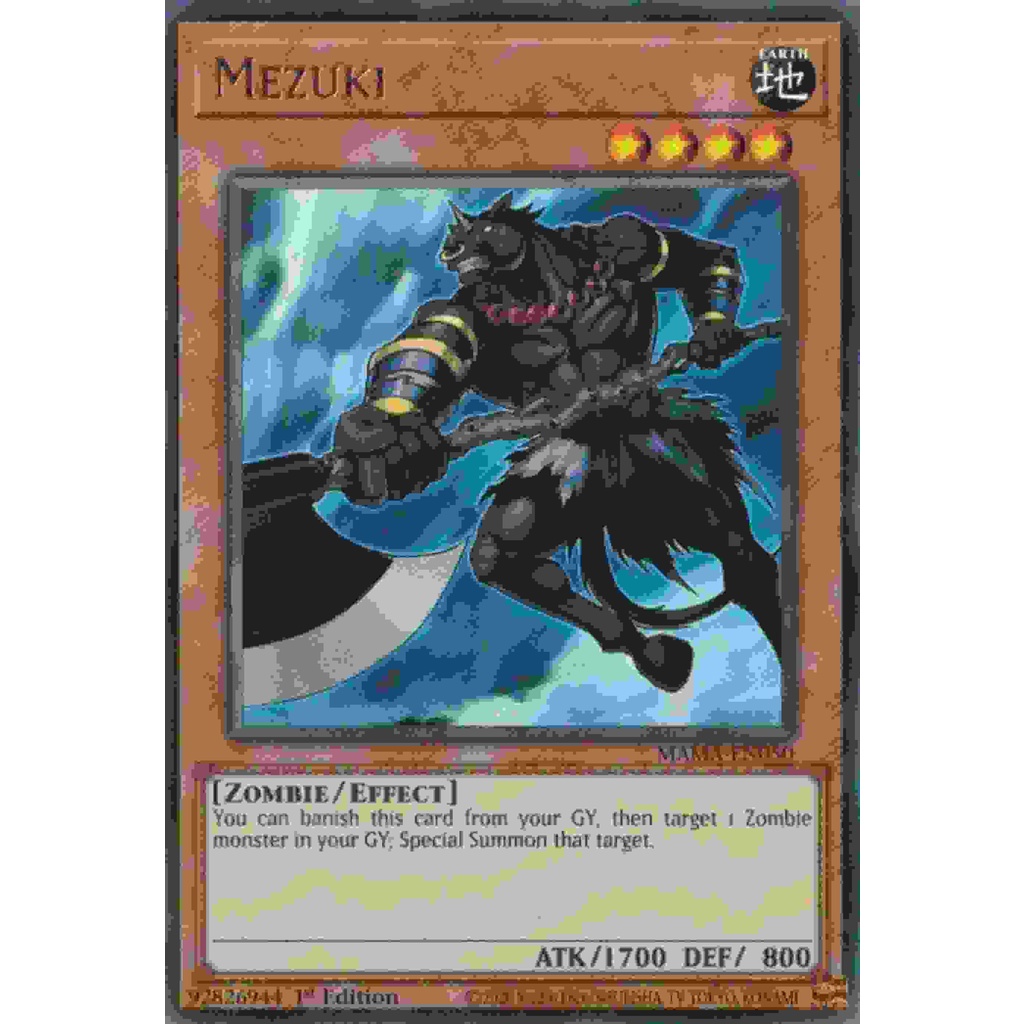 Thẻ Bài Yugioh Mezuki - MAMA-EN050 - Ultra Rare 1st Edition | Shopee ...