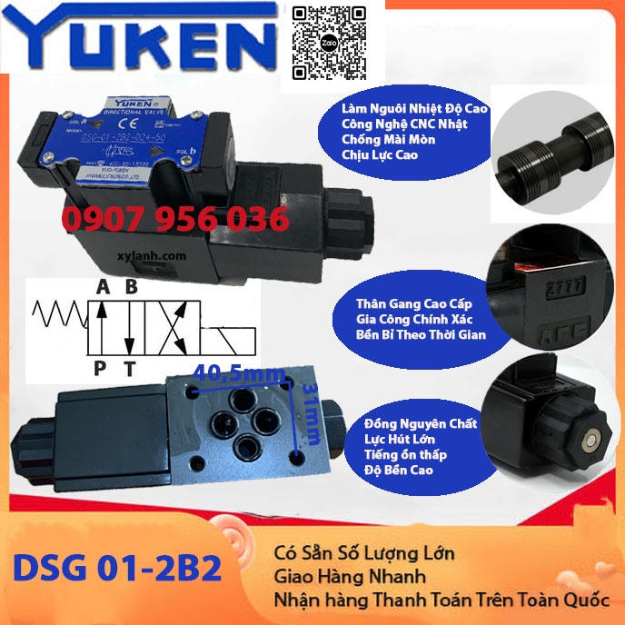 Van Điện Từ Thủy Lực YUKEN DSG 01 | Shopee Việt Nam