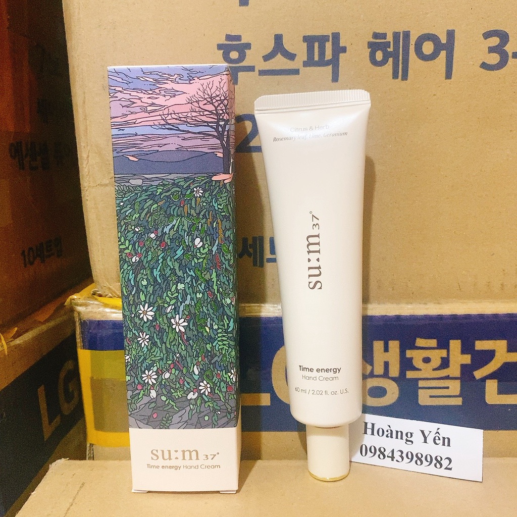 [TUYP 60ML] Kem Dưỡng Da Tay Sum Su:m37 Time Energy Hand Cream | Shopee ...