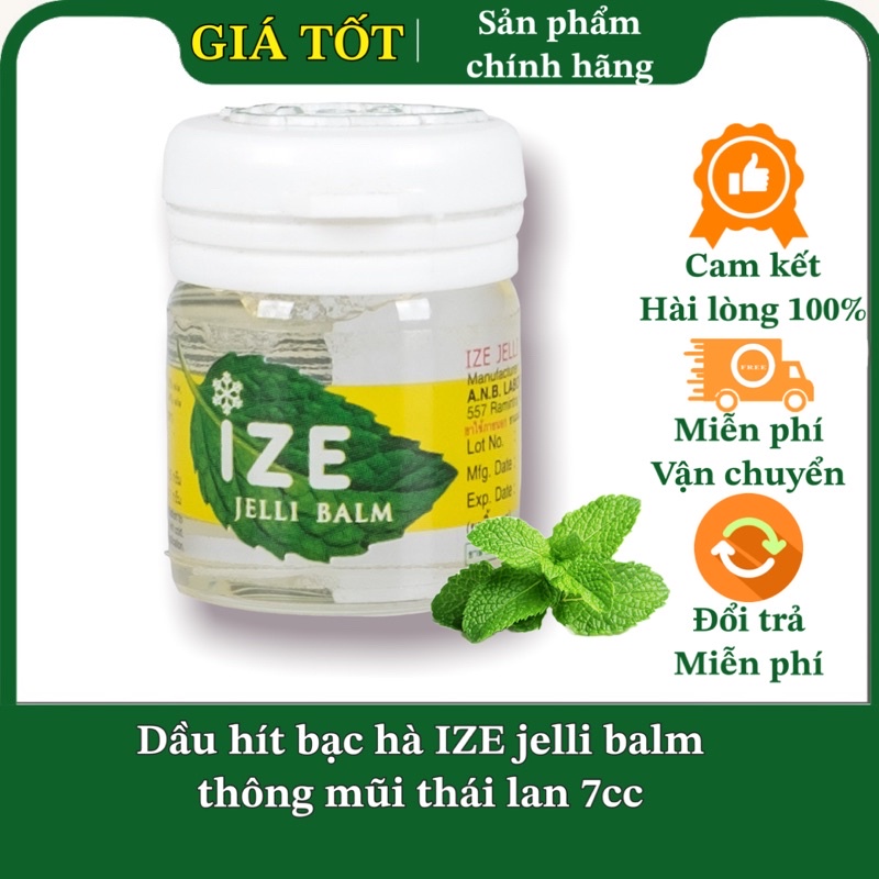 Dầu Hít Bạc Hà IZE Jelli Balm 7cc Thái Lan Chính Hãng | Shopee Việt Nam