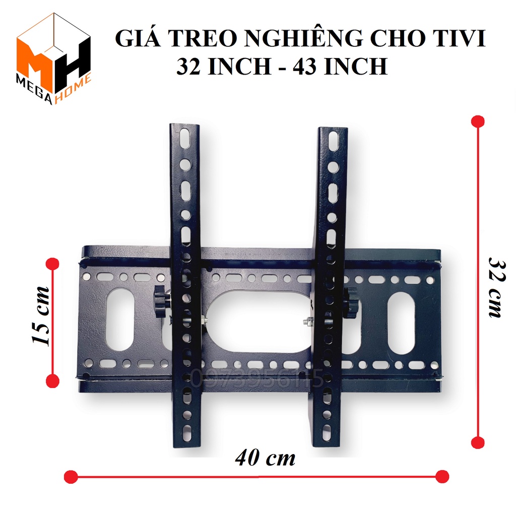 Giá treo tivi nghiêng 26-65 inch - giá treo gật gù điều chỉnh góc ...