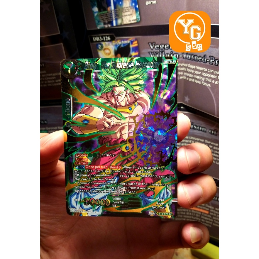 [Thẻ bài Dragon Ball] Chính hãng Bandai Broly, the Supreme Berserker ...