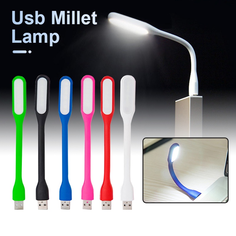 Đèn led USB mini，Đèn led dẻo mini, Đèn dọc sách cổng USB siêu sáng gắn ...