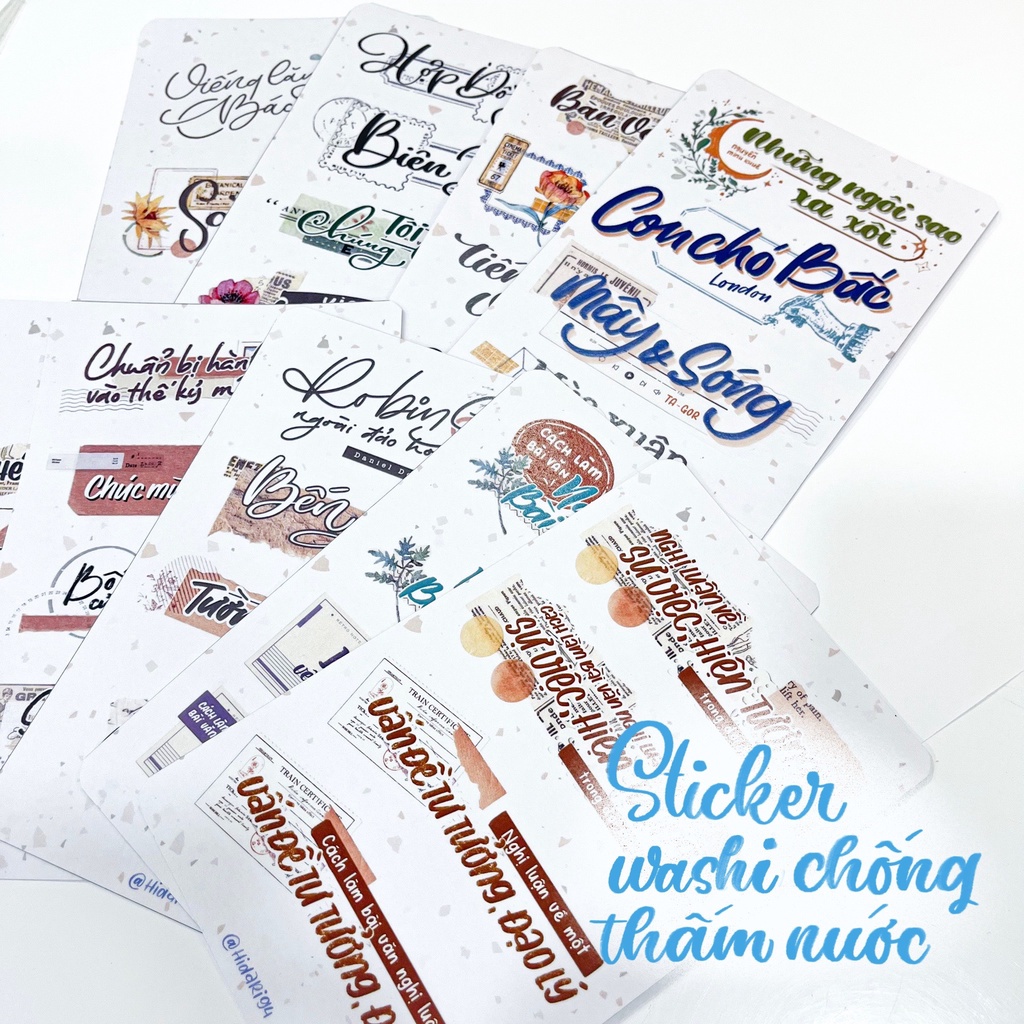 Sticker Tựa Bài Văn Học 9 / Tiêu đề Văn 9 - Sticker Ham Học - Hidari ...