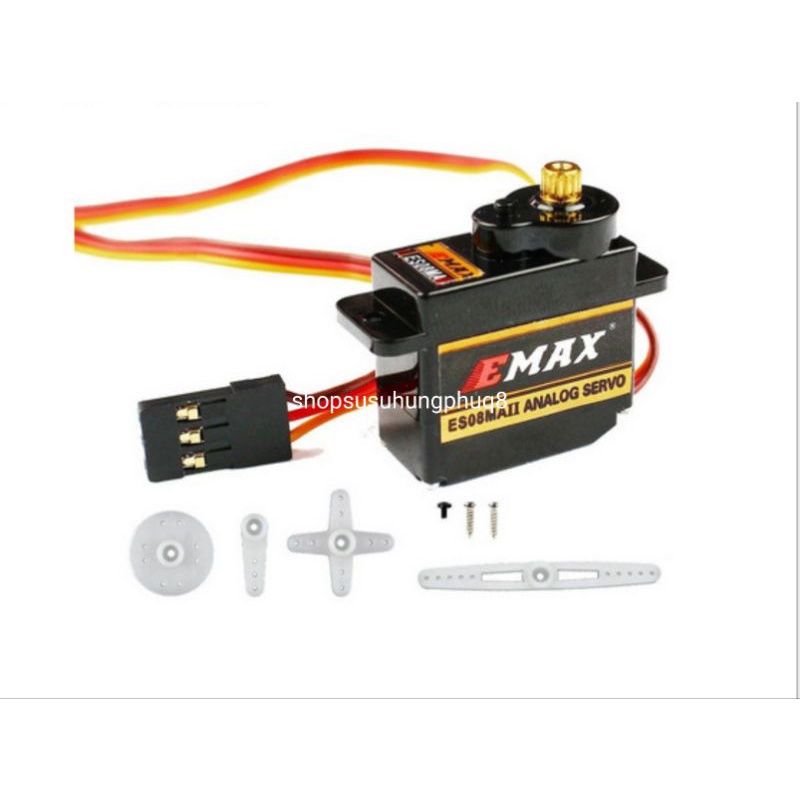 Servo Emax ES08MA II ANALOG nhông kim loại | Shopee Việt Nam