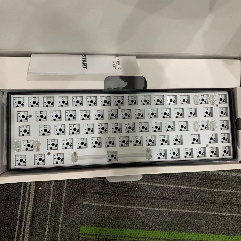 KKit bàn phím cơ - Kit MK68 - LED rgb kết nối bluetooth / 2.4g có dây ...