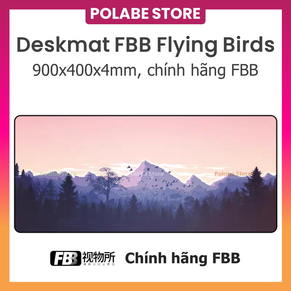 DESKMAT FBB FLYING BIRDS lót chuột cỡ lớn lót bàn phím kích thước ...